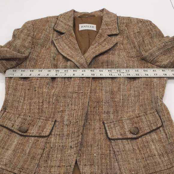 Basler | Jackets & Coats | Basler Silk And Linen Career Blazer | Poshmark